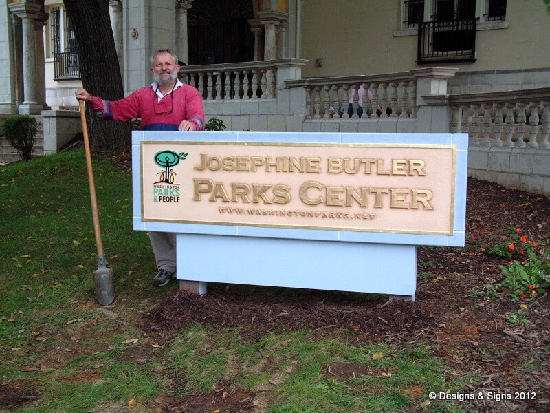 Dimensional Signage at Josephine Butler Parks - by Designs & Signs