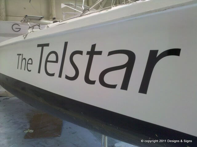 Sailboat Lettering, We Make The Best Boat Names - by Designs & Signs