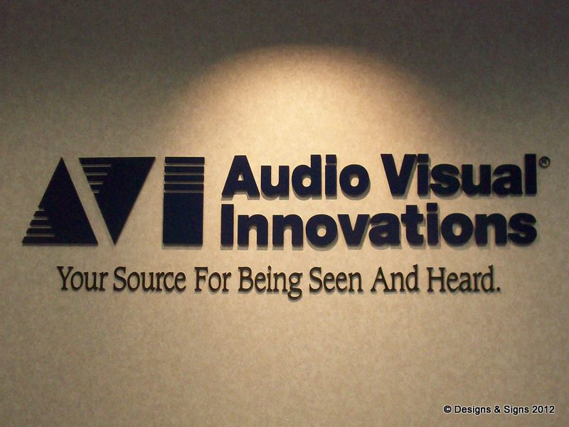 Routered Letters / Dimensional Letters - AVI Logo - by Designs & Signs