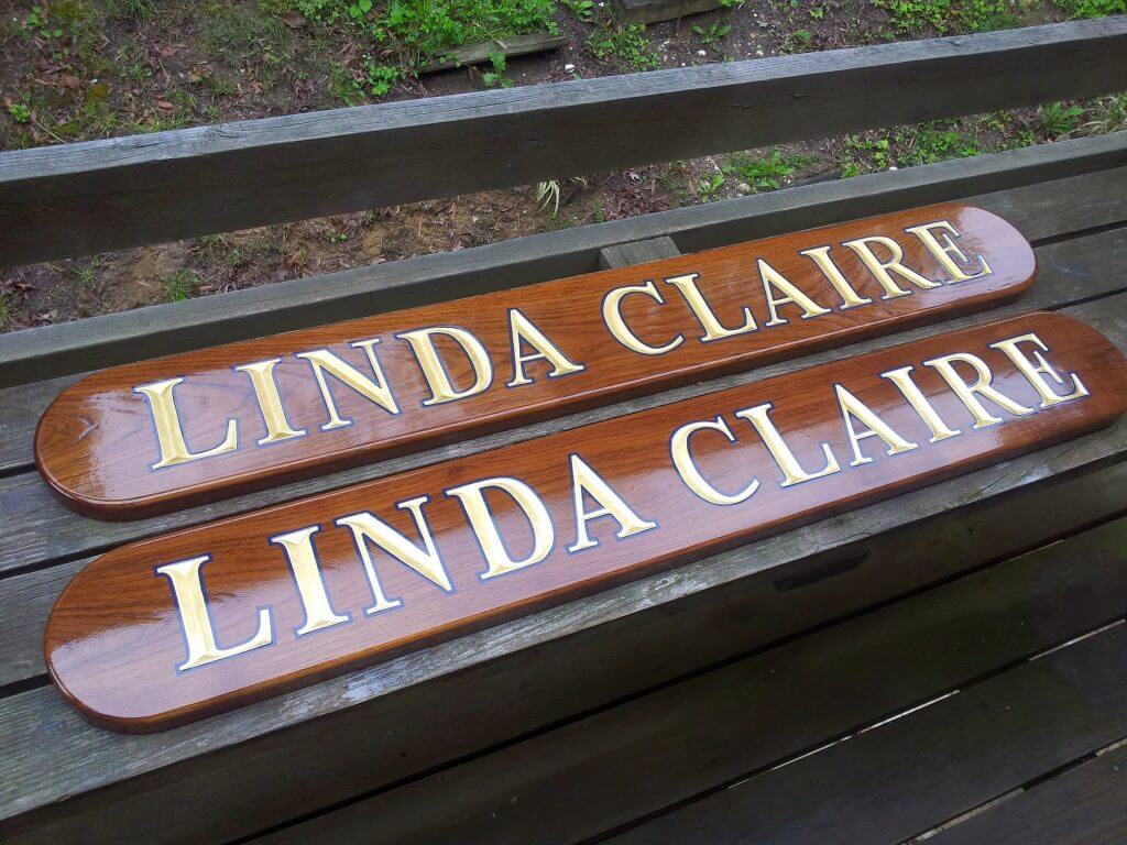 Carved Quarterboards / Custom Quarterboard Signs by Designs & Signs