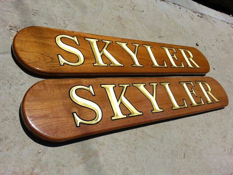 Carved Quarterboards / Custom Quarterboard Signs by Designs & Signs