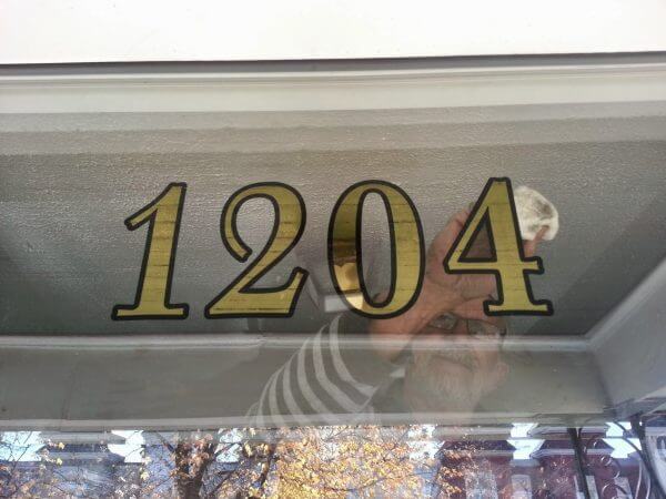 Transom Window House Numbers by Designs & Signs