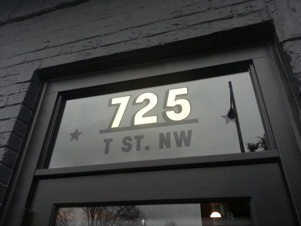 Transom Window House Numbers by Designs & Signs