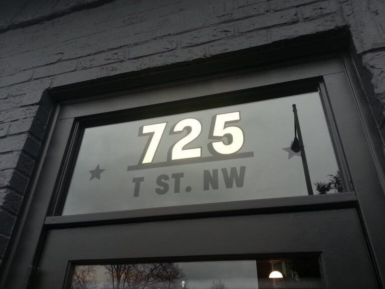 Transom Window House Numbers by Designs & Signs