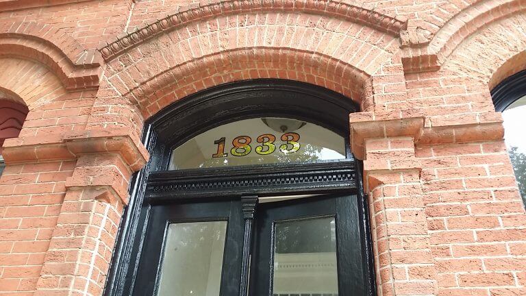 Transom Window House Numbers by Designs & Signs