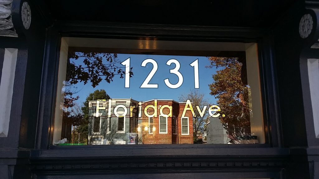 Transom Window House Numbers by Designs & Signs