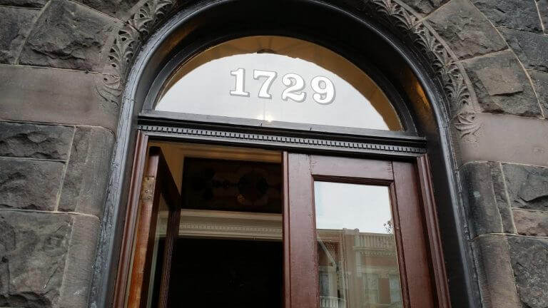 Transom Window House Numbers by Designs & Signs