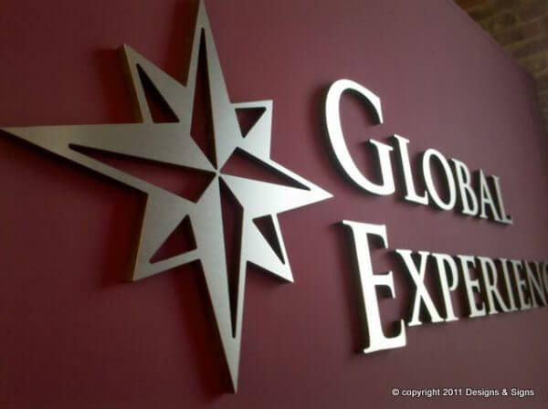Company Name / Office Wall Signs - Created by Designs and Signs