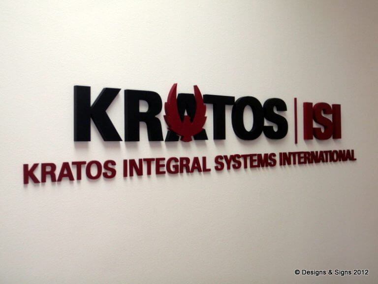 Company Name / Office Wall Signs - Created by Designs and Signs