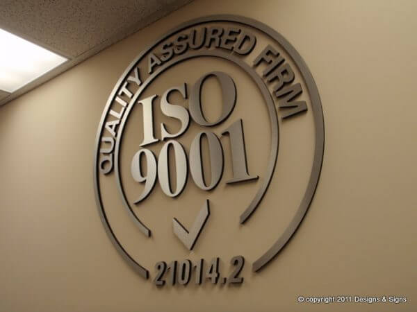 Company Name / Office Wall Signs - Created by Designs and Signs