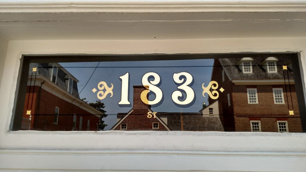 Transom Window House Numbers by Designs & Signs