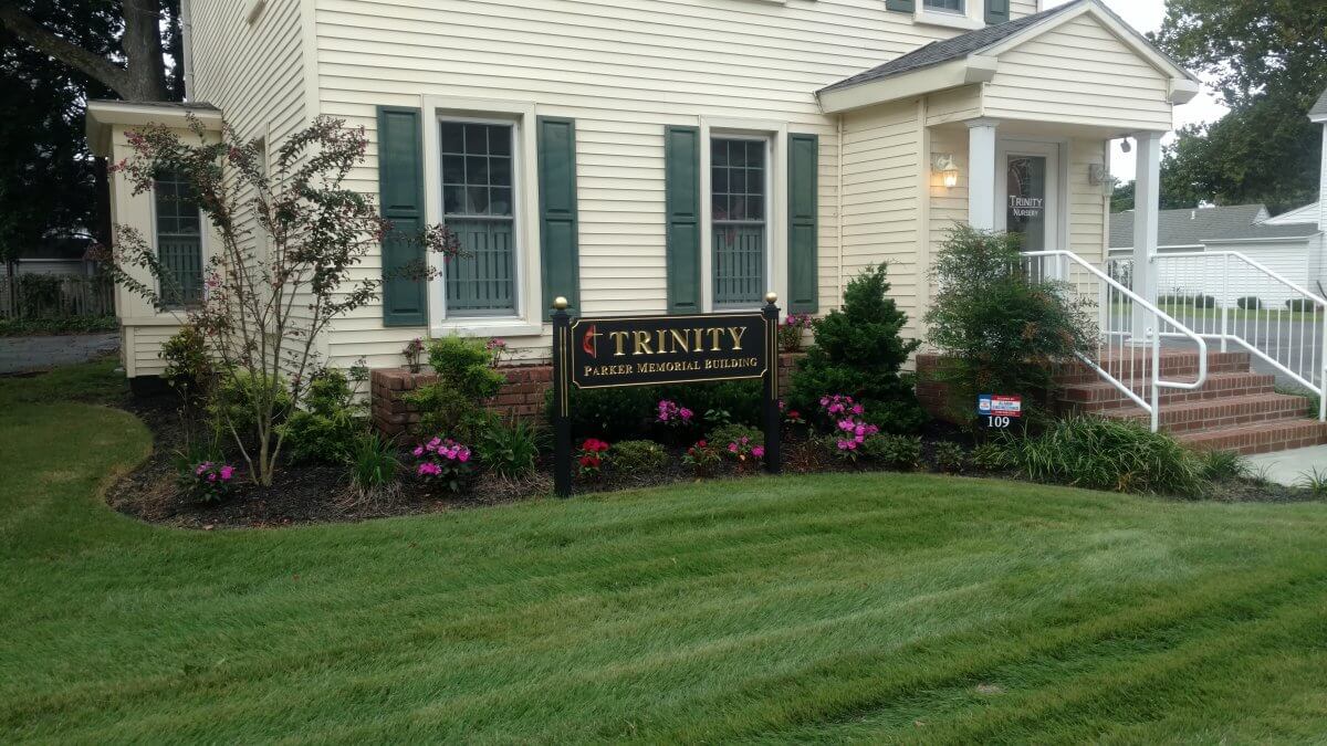 Church Entrance Sign Maryland - Made by Designs & Signs, LLC