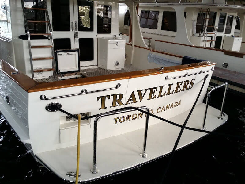 Gold Leaf Boat Lettering Gold Leaf Boat Lettering - Designs & Signs