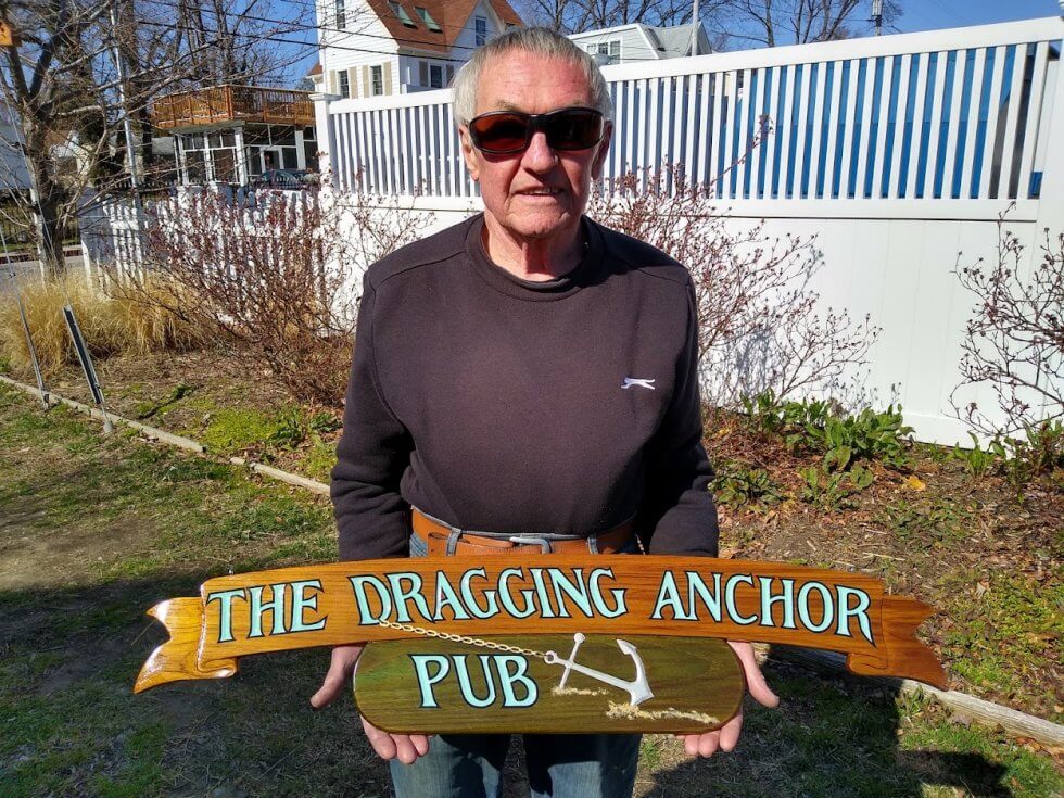 Marine Artist Howard Rogers Sign Carving - Designs & Signs